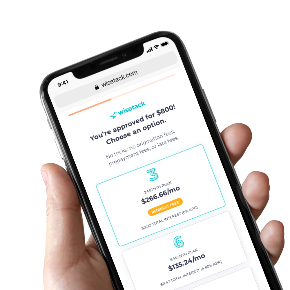 Add Wisetack to your practice for simple patient financing